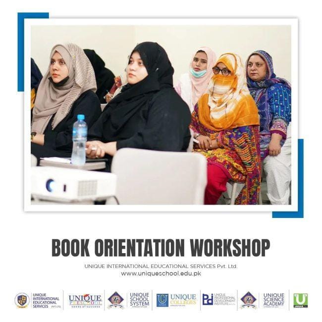 Book Orientation Workshop - uniqueschool.edu.pk
